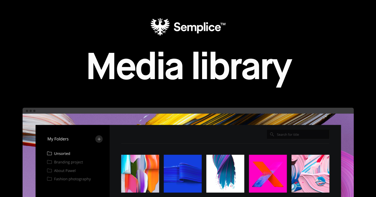 Semplice - Media Library