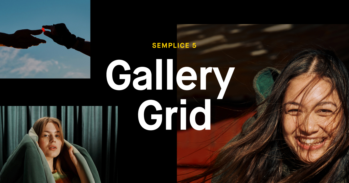 Semplice | Responsive Image Gallery Grid